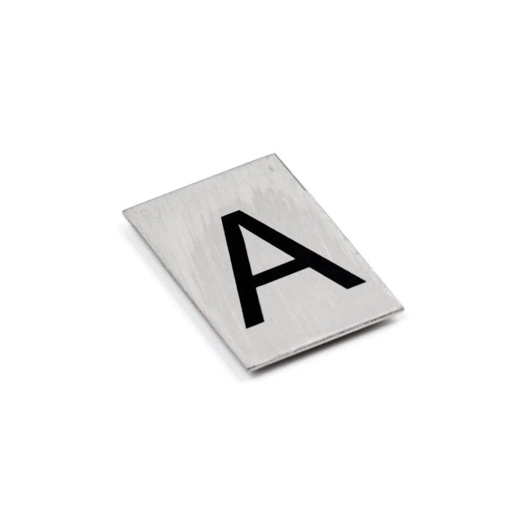 STAINLESS STEEL DOOR SIGNS – CHARACTERS (SINGLE)